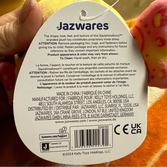 Squishmallows | Toys | Squishmallow Kellytoy Mini Plush Clip On 35 Miry ...